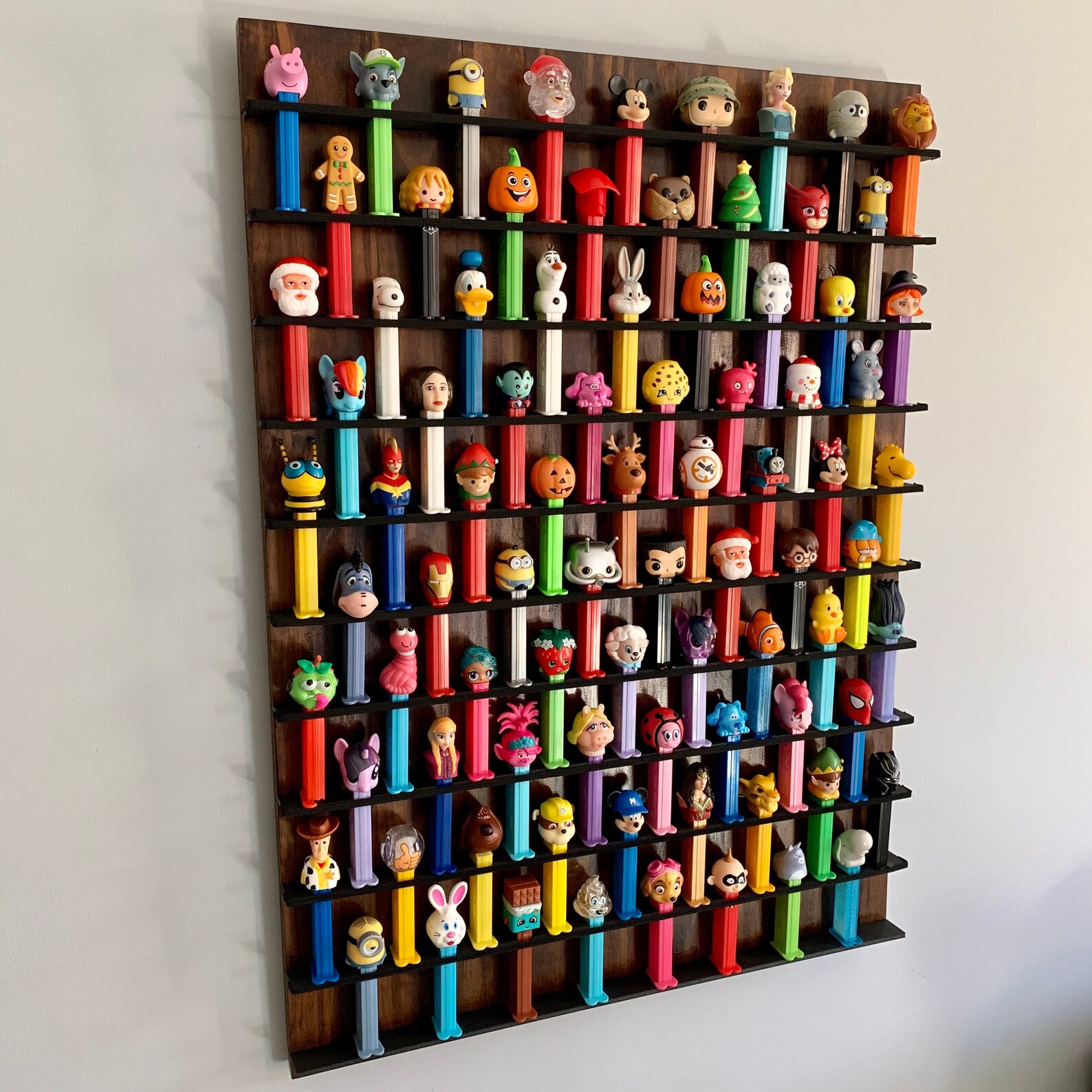 102 Wall PEZ Dispenser Display Holds 102 22 X | Etsy