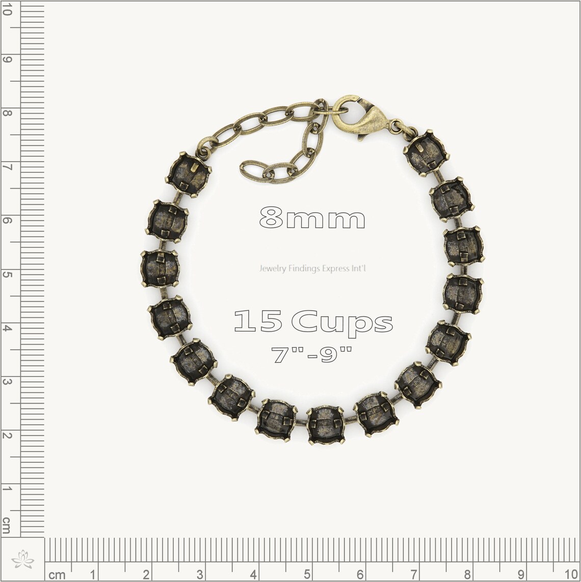 1 Pc. 15 Cups SS39 8mm Empty Cup Chain for Bracelet - Etsy