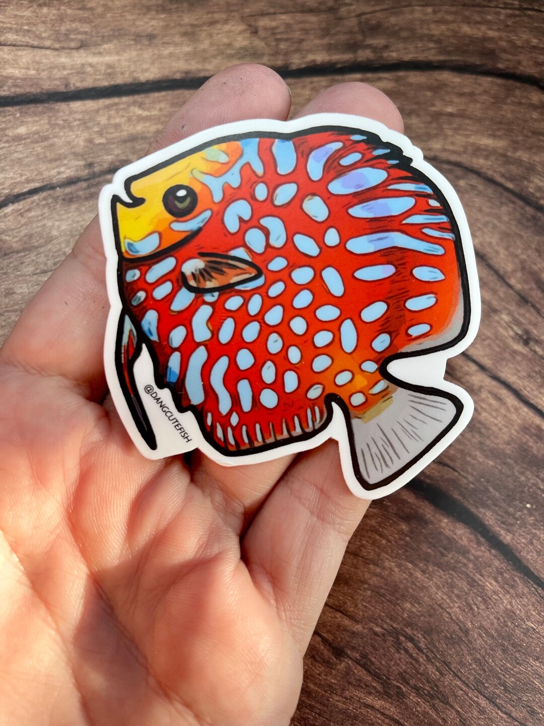 Discus Sticker, Cichlid, Fish Sticker, Freshwater, Planted Aquarium ...