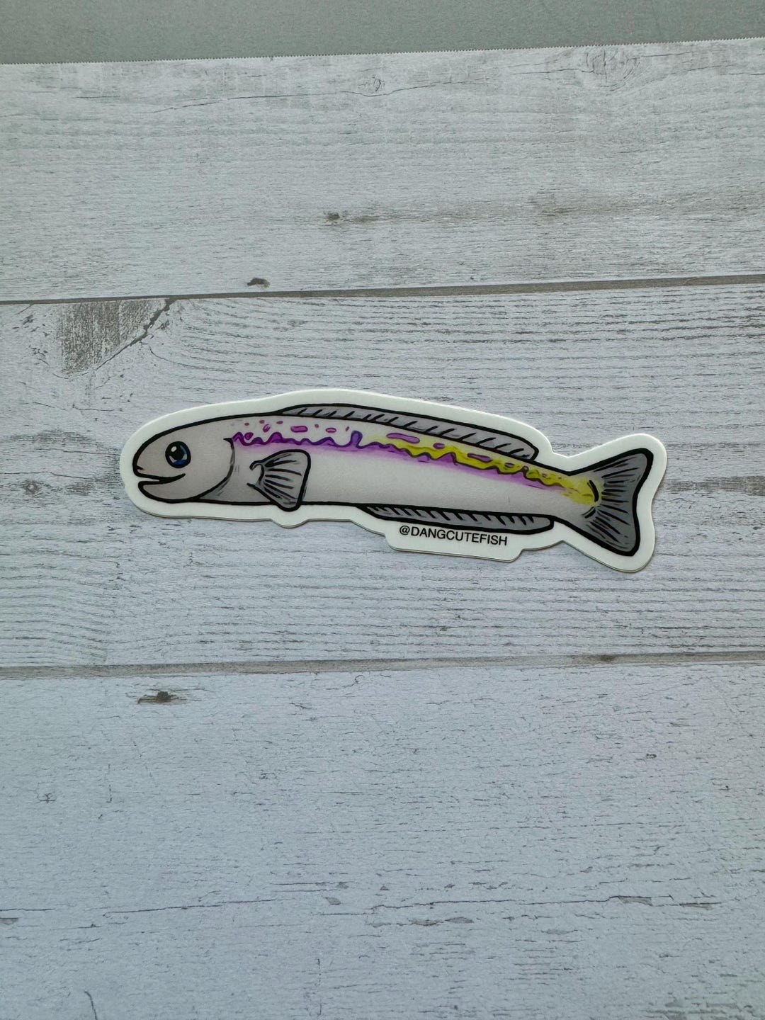 Oreni Tilefish Sticker, Fish Sticker, Gift, Aquarist, Aquarium - Etsy