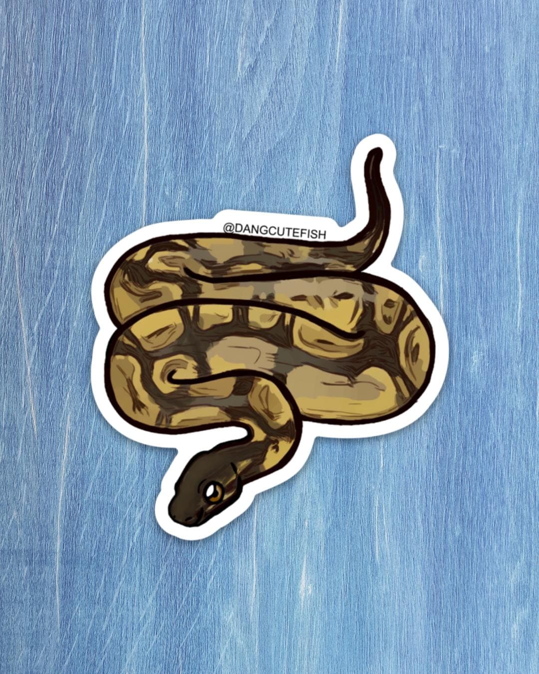 Ball Python Sticker - Gift, Aquarist, Herpetologist, Snake, Reptile ...
