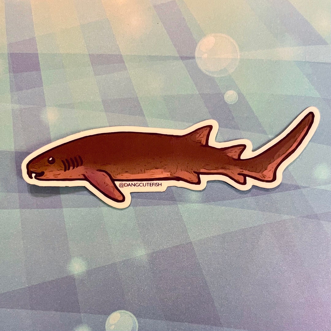 Nurse Shark Sticker - Elasmobranch, Shark Gift, Dang Cute Fish - Etsy