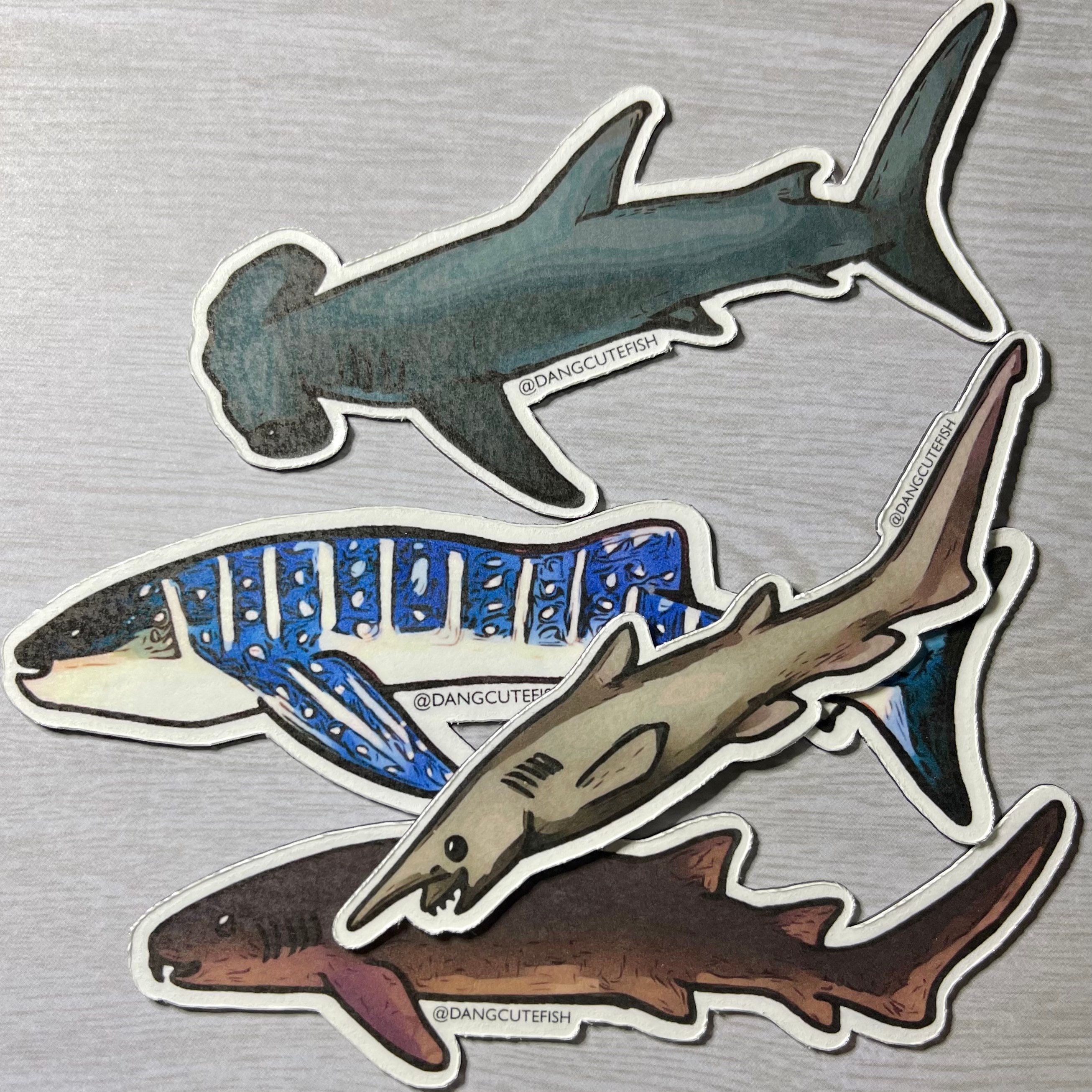 Magnet Set Big Sharks set 2 Whale Shark Nurse Shark | Etsy