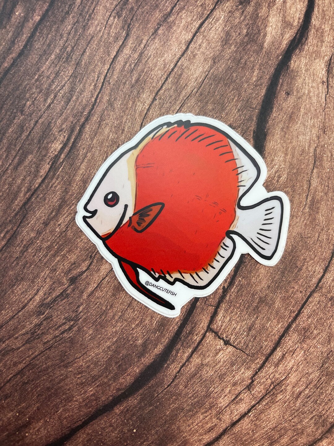 Discus Sticker, Cichlid, Fish Sticker, Freshwater, Planted Aquarium ...
