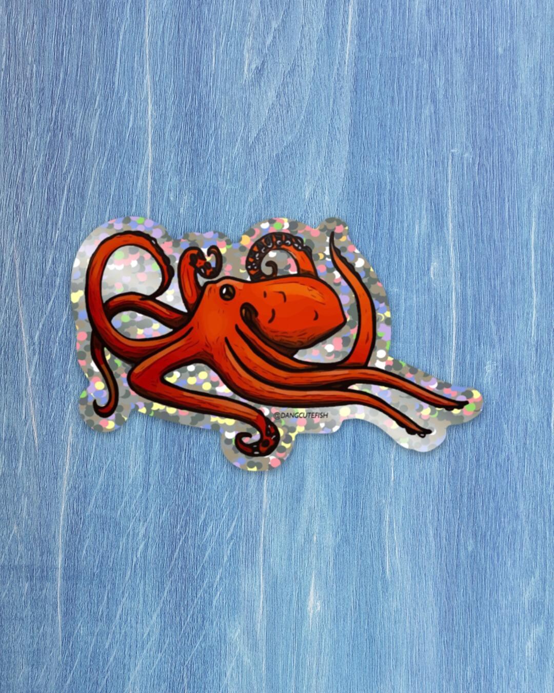 Giant Pacific Octopus Sticker, GPO Sticker, Octopus Sticker - Etsy
