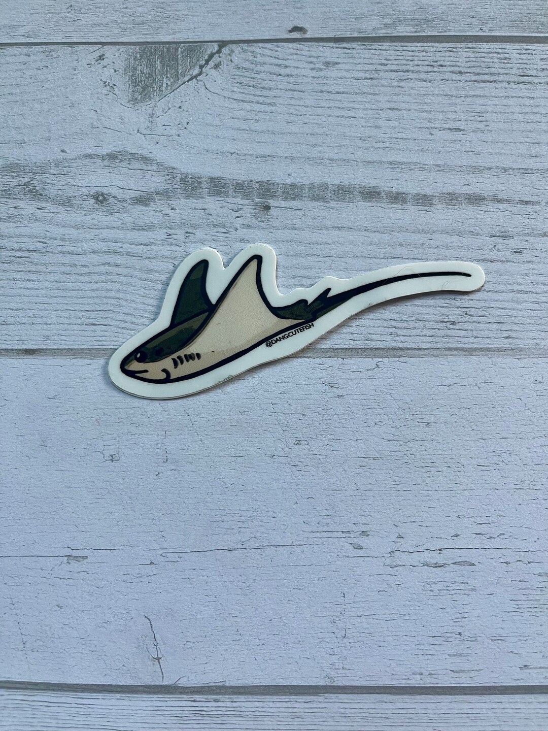 Matte Vinyl Sticker - Cownose Ray Sticker, Ray Gift, Elasmobranch Gift ...