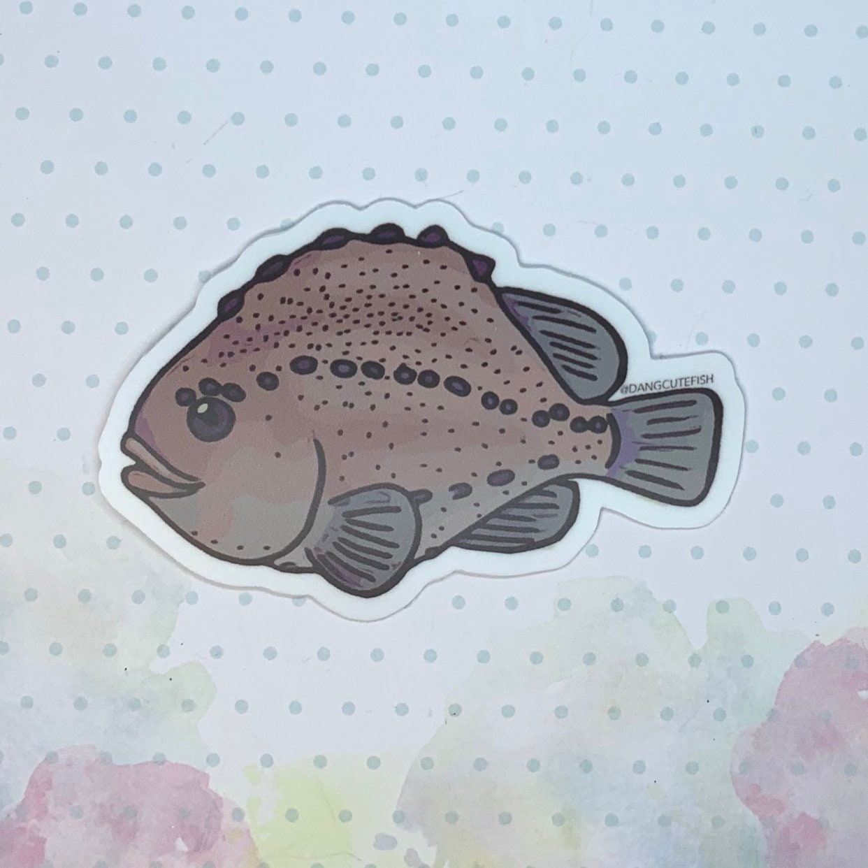 Matte Coated Vinyl Sticker Lumpfish - Etsy