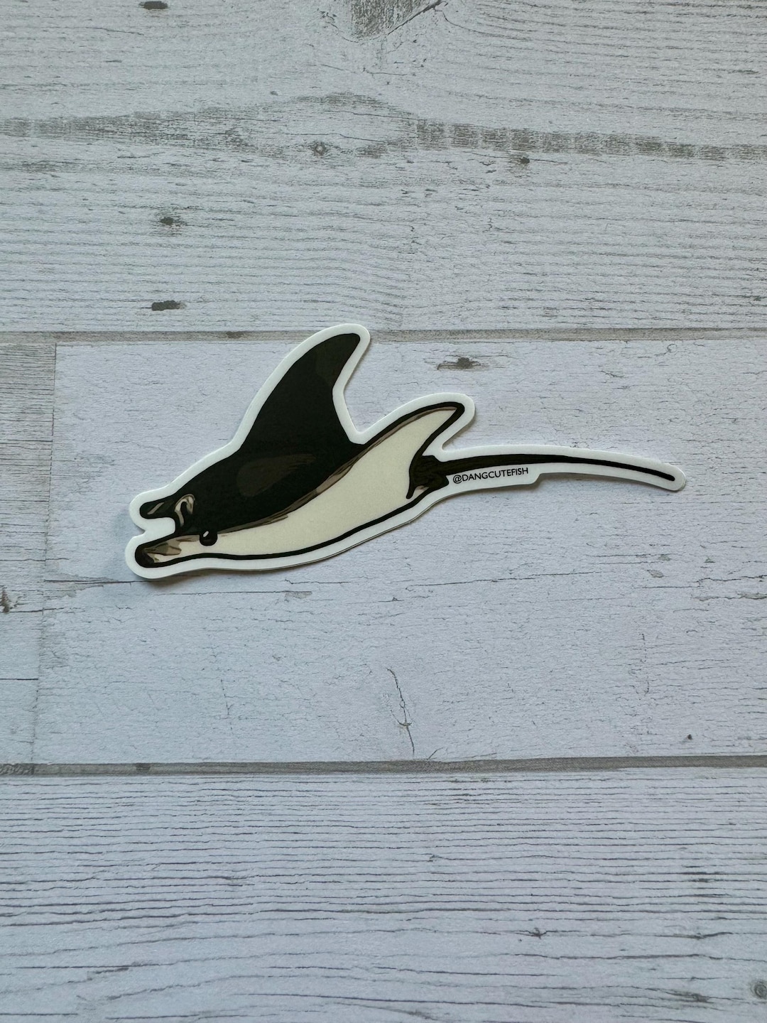 Manta Ray Sticker, Stingray Sticker, Great for the Elasmobranch ...