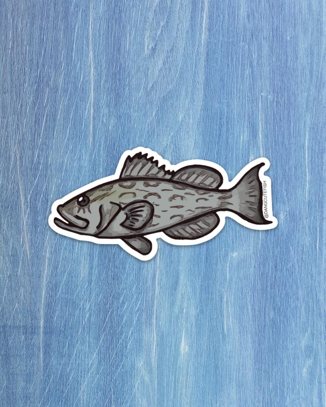 Gag Grouper Sticker - Grouper Gift, Aquarium, Aquarist - Etsy