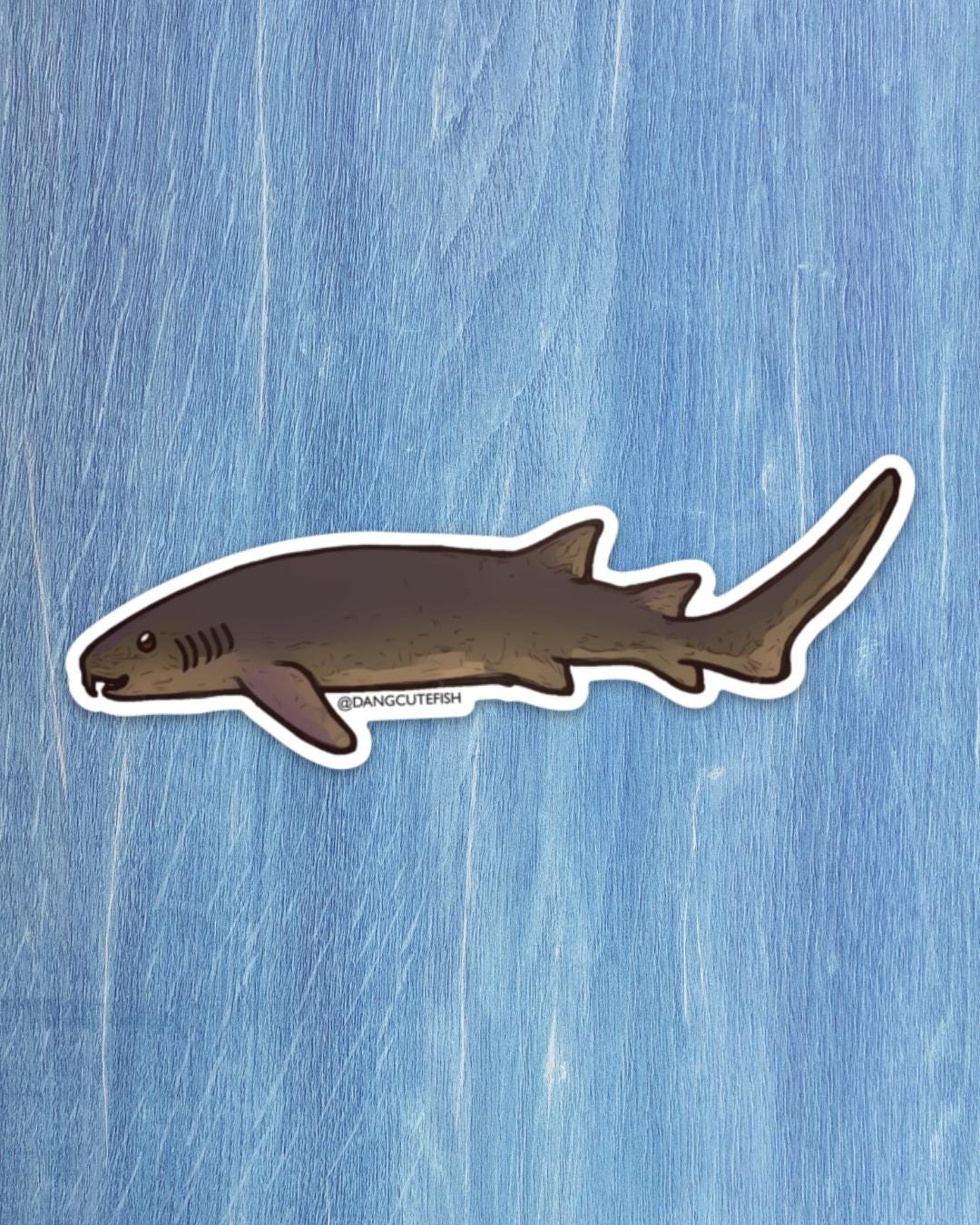 Nurse Shark Sticker - Elasmobranch, Shark Gift, Dang Cute Fish - Etsy