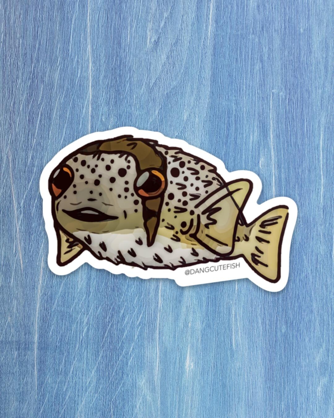 Balloonfish Sticker, Porcupinefish, Great for Fans of Pufferfish and ...