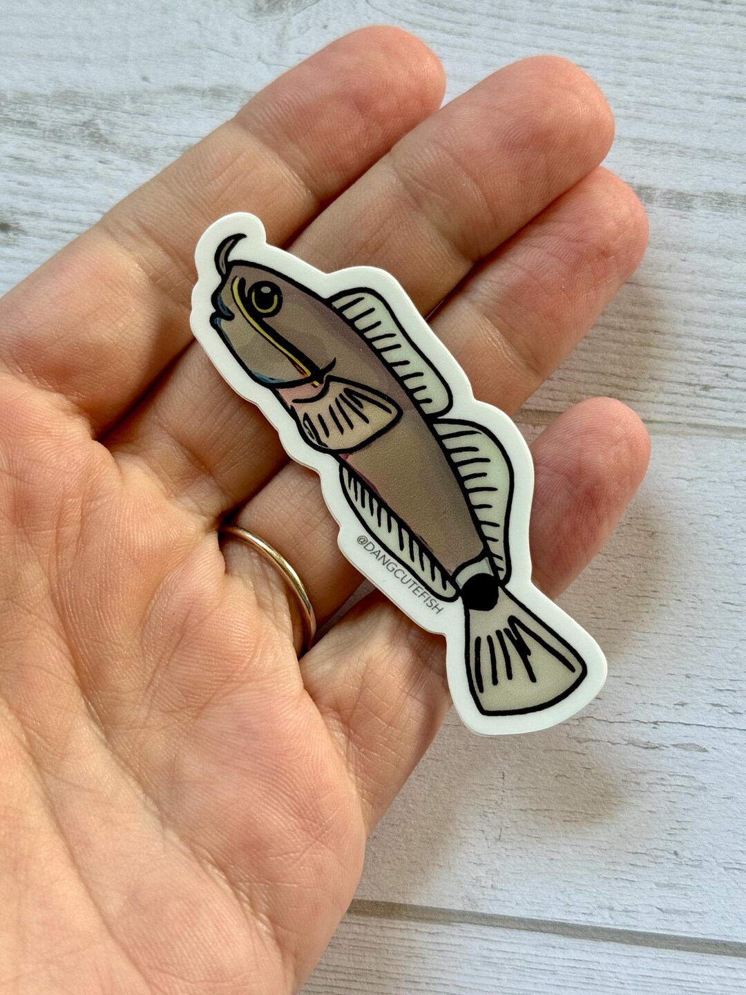 Tail Spot Blenny Sticker, Fish Sticker, Gift, Aquarist, Aquarium - Etsy