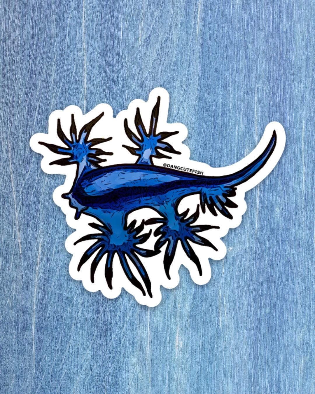 Blue Glaucus Stickers - Great Gift for an Aquarist, or Any Fan of Sea ...