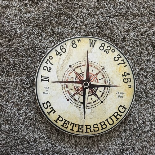 City of St. Pete Manhole Sign Photo on Wood - Etsy
