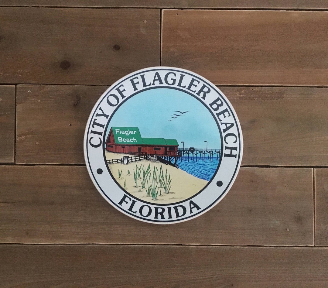 City of Flagler Sign - Photo on Wood - Etsy