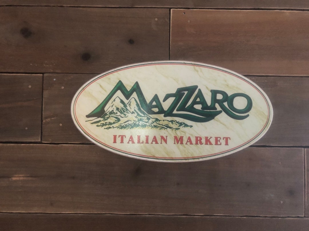 Mazarro Italian Market Sign - Photo on Wood - Etsy