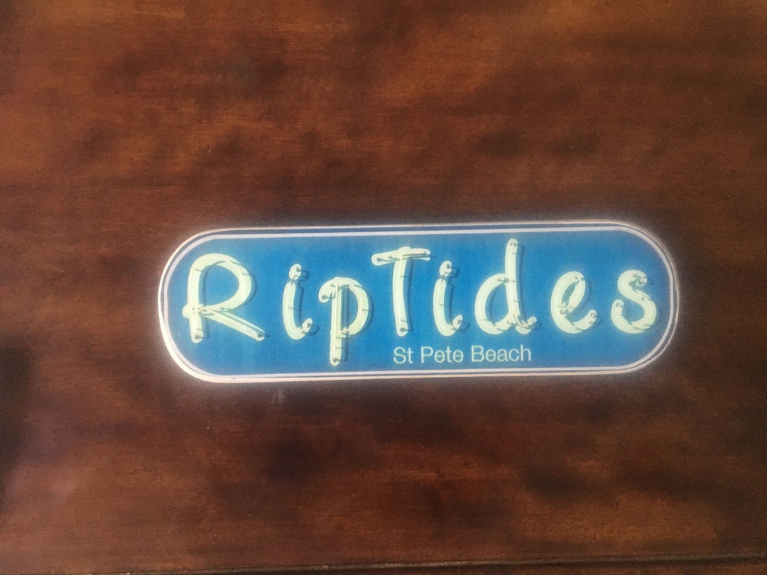 Riptides Sign Photo on Wood - Etsy
