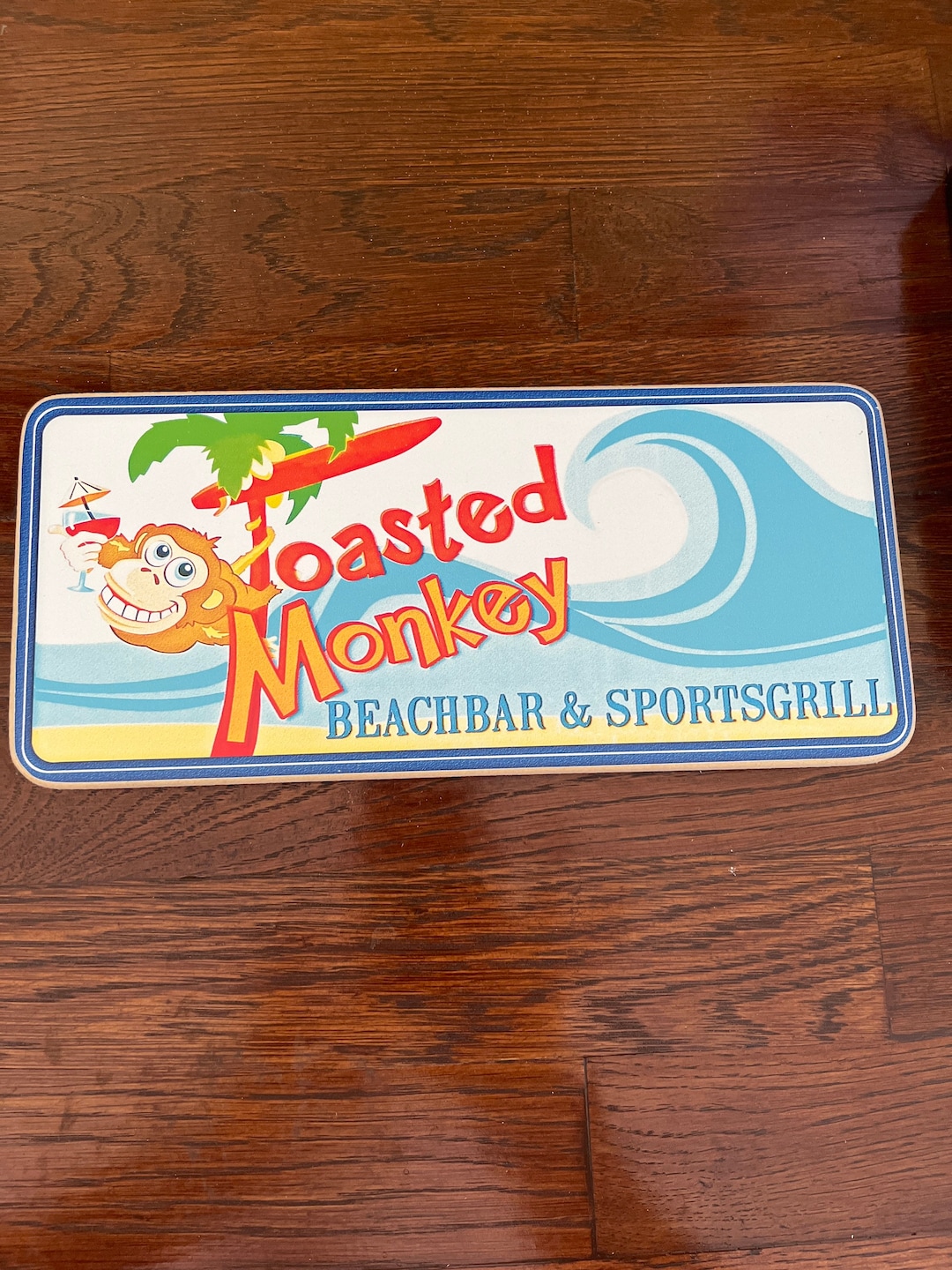 Toasted Monkey Beachbar Sign Photo on Wood - Etsy