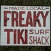 Freaky Tiki Surf Shack Sign Photo on Wood - Etsy
