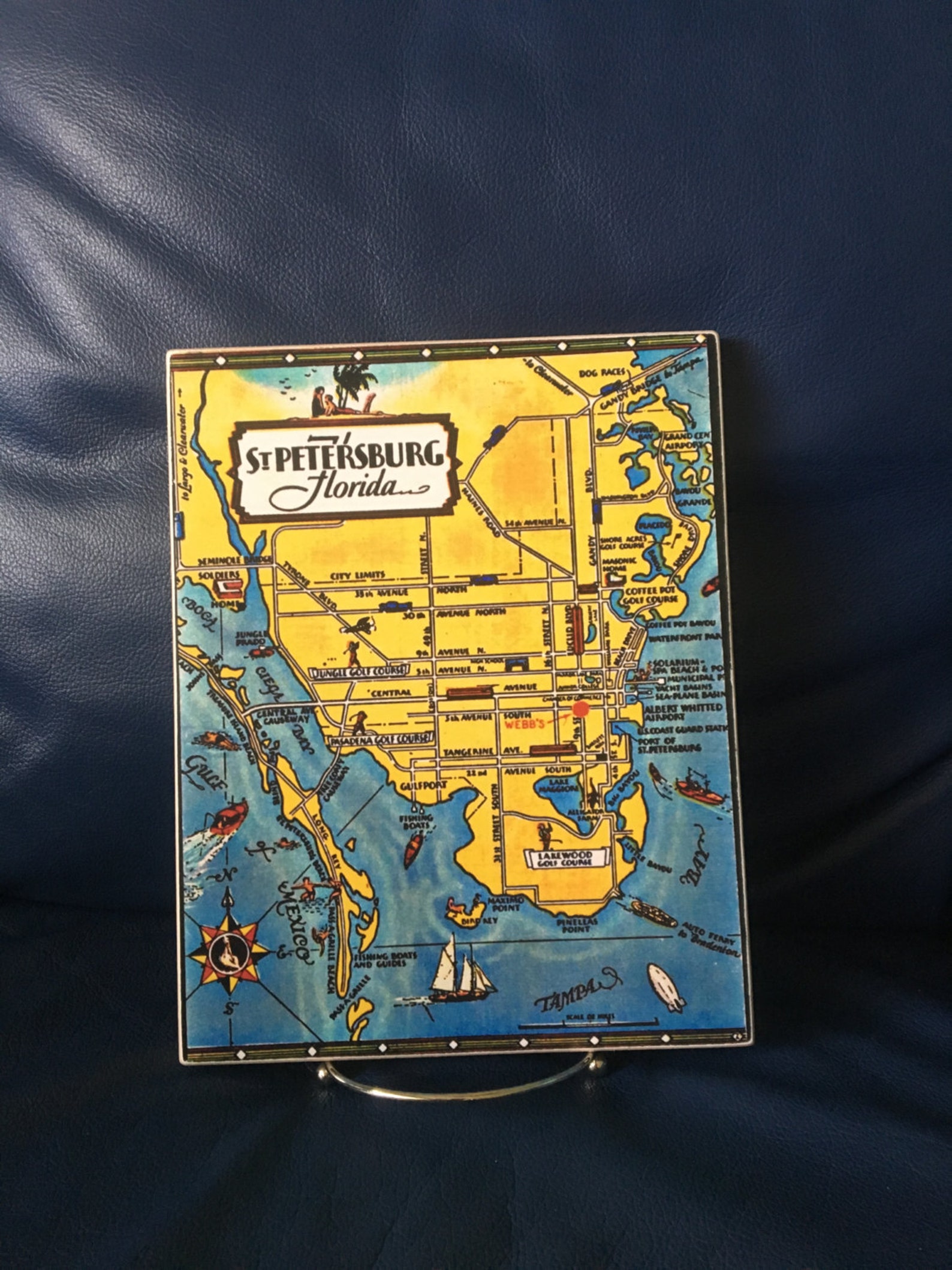 Map of St. Petersburg Sign Photo on Wood - Etsy