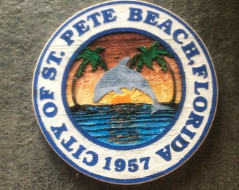St Pete Beach Sign - Etsy