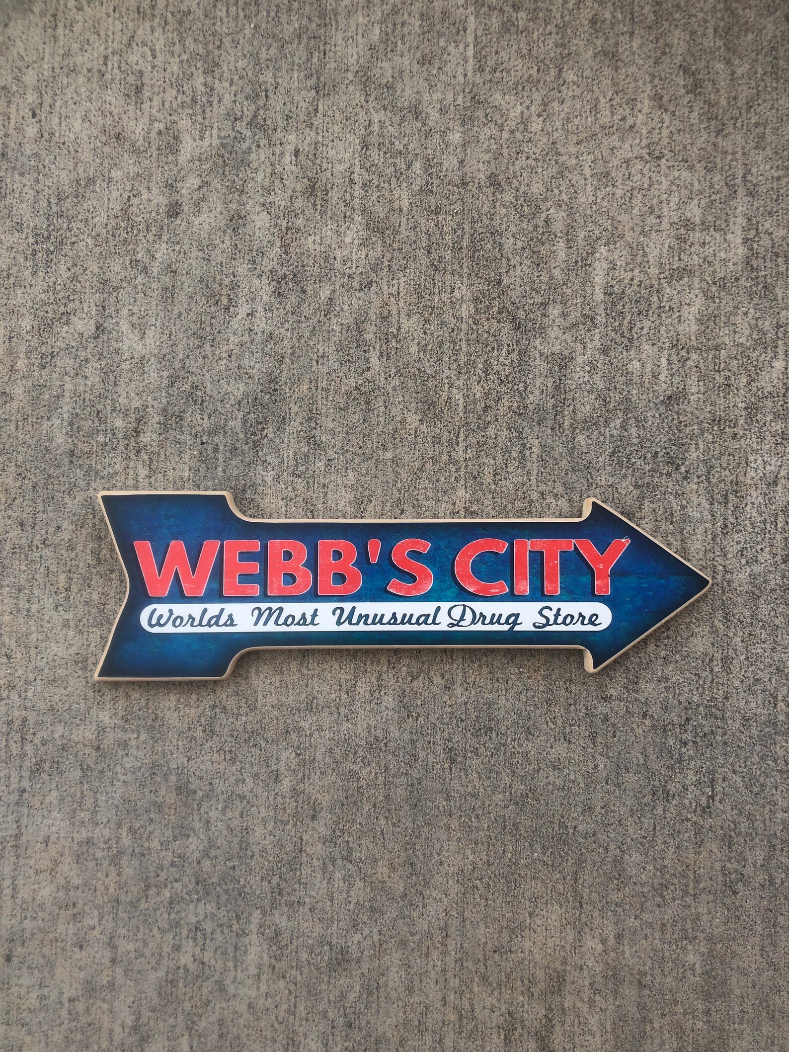 Webb's City Sign - Photo on Wood - Etsy