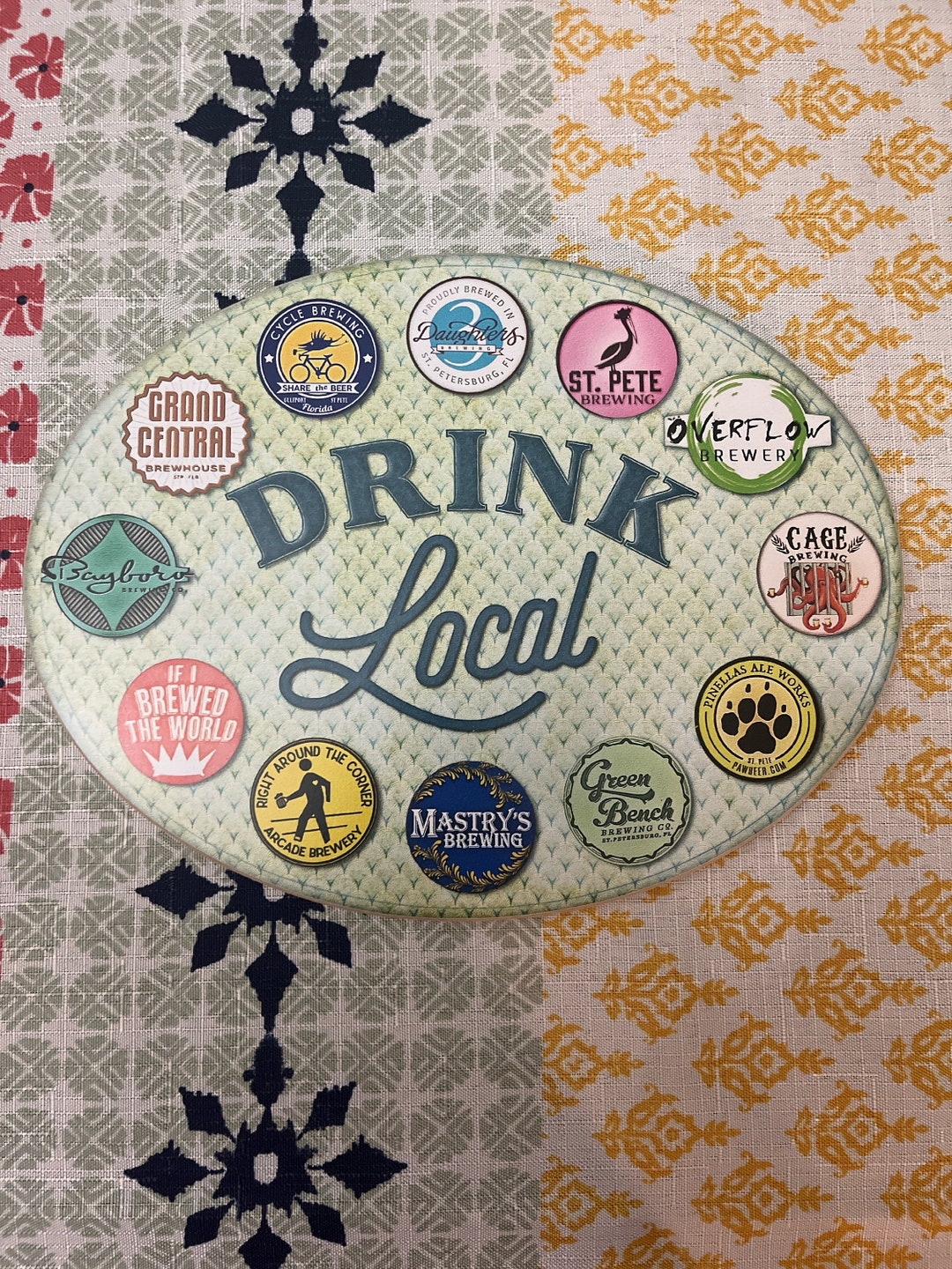 Drink Local Sign - Photo on Wood - Etsy