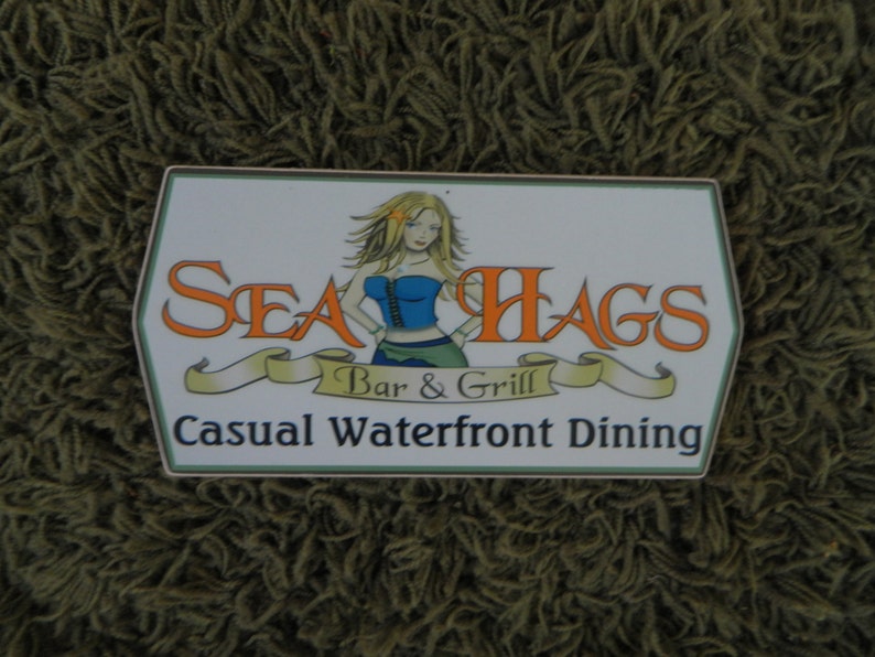 Sea Hags Bar and Grill Sign Photo on Wood | Etsy