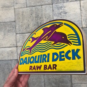 Daiquiri Deck Sign Photo on Wood - Etsy
