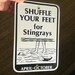 Shuffle Your Feet for Stingrays Sign Photo on Wood - Etsy