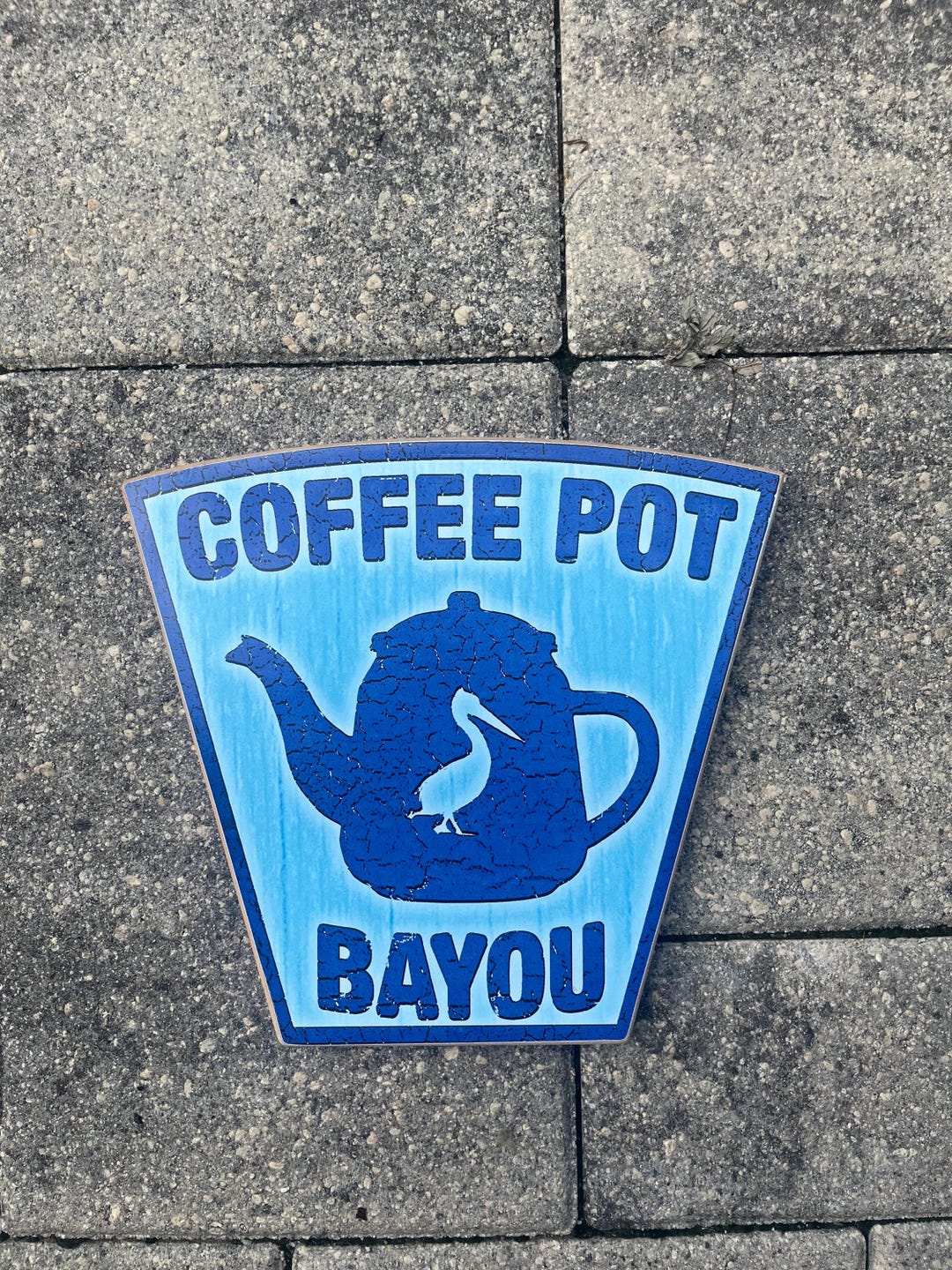 Coffee Pot Bayou Sign - Photo on Wood - Etsy