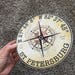 St Pete Compass Sign Photo on Wood - Etsy