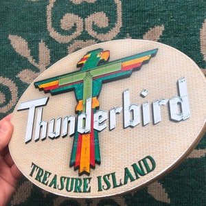 Thunderbird Sign - Photo on Wood - Etsy