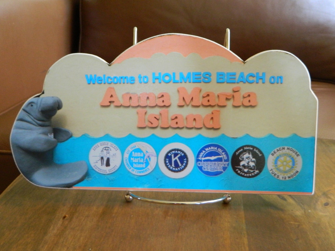 Anna Maria Island Sign Photo on Wood - Etsy