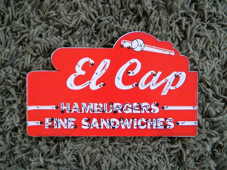 El Cap Sign - Photo on Wood - Etsy
