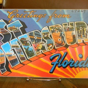 Greetings From St. Petersburg Sign Photo on Wood - Etsy