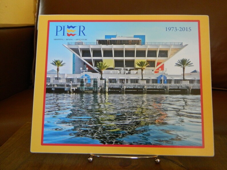 St. Pete Pier Sign Photo on Wood - Etsy