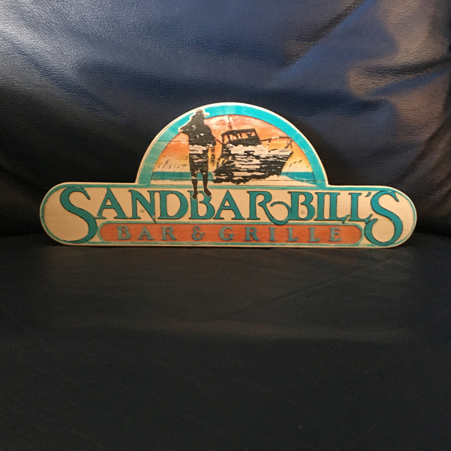 Sandbar Bill's Bar and Grille Sign Photo on Wood | Etsy UK