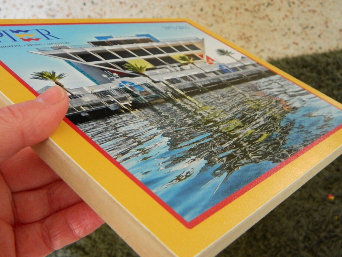 St. Pete Pier Sign Photo on Wood | Etsy