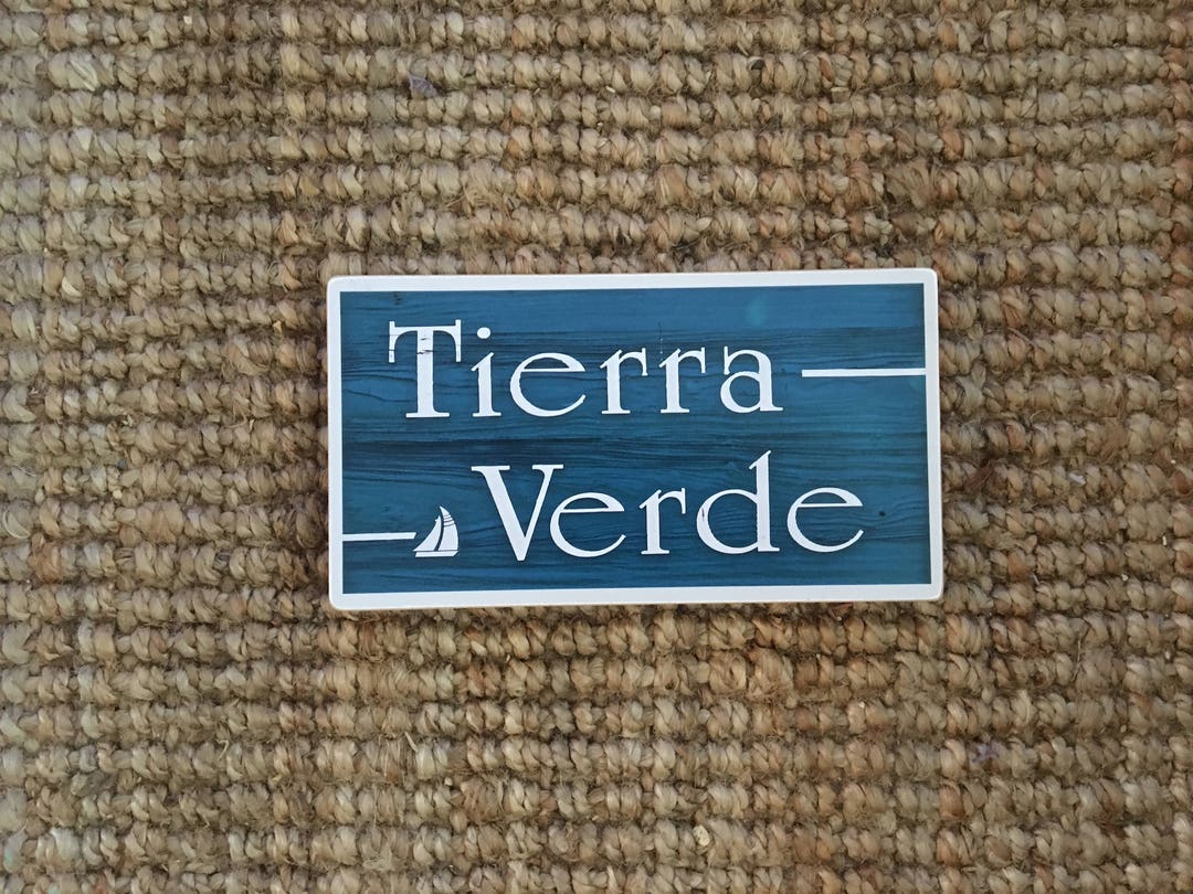 Tierra Verde Sign - Photo on Wood - Etsy