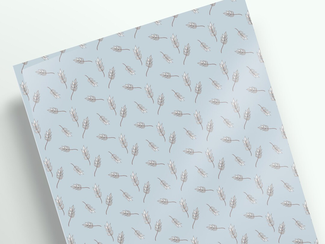 Scrapbook Paper, A4 Sheet, Leafy Pattern, Flamingo Pattern, Decorative ...