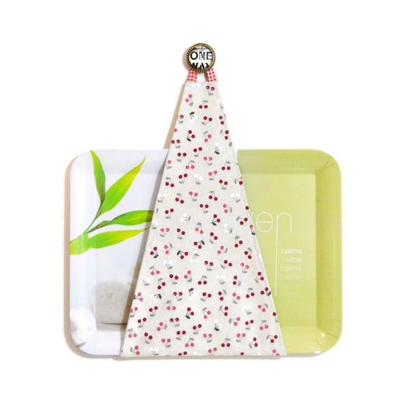 Porte Plateau Mural Cuisine Motifs Petites Cerises - Etsy