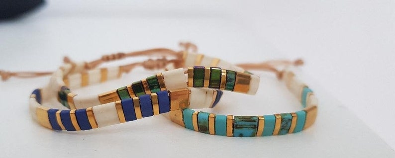 Bracelet miyuki ajustable | Etsy