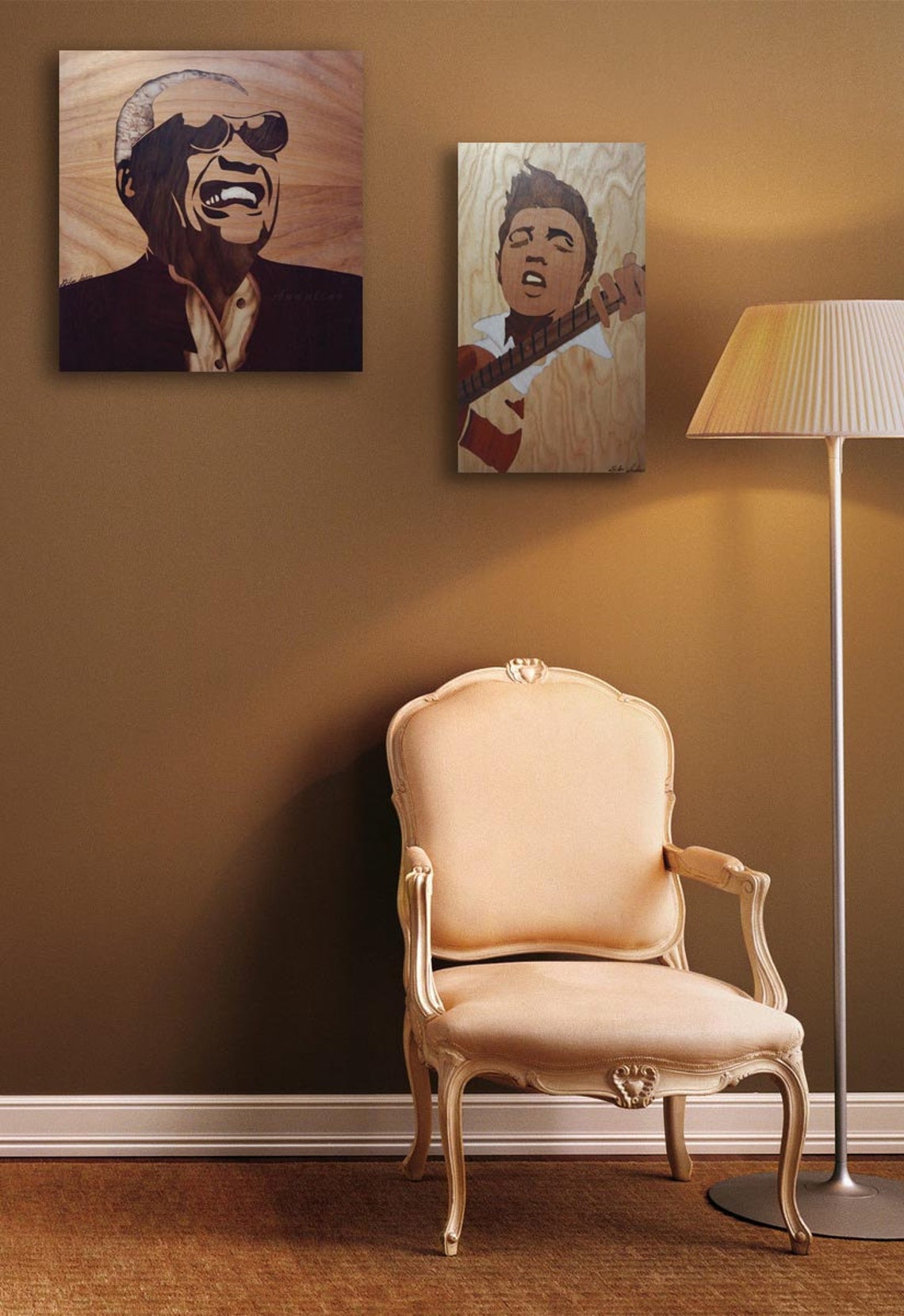 Elvis Presley Wall Art Wood Portrait - Etsy