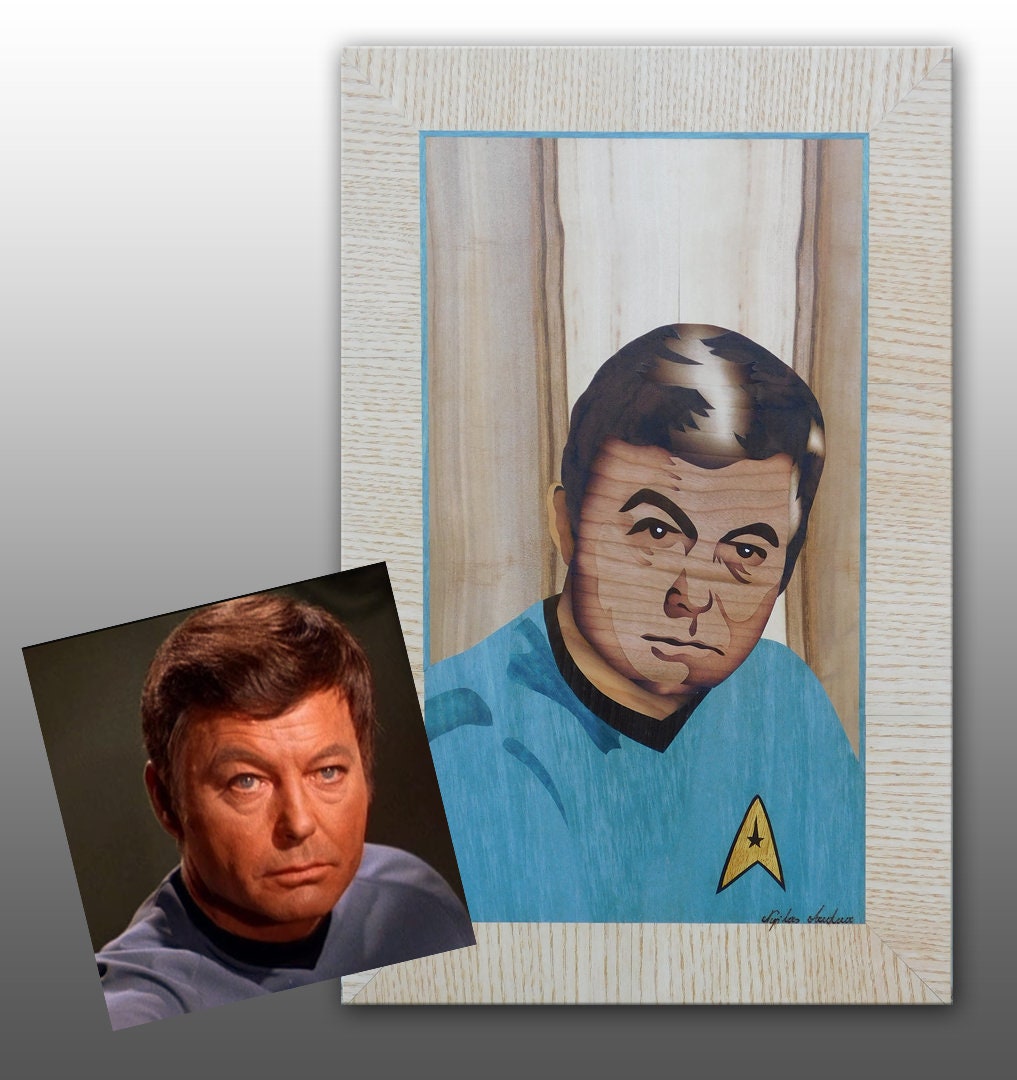 Star Trek Portrait From Photo Wood Art - Etsy