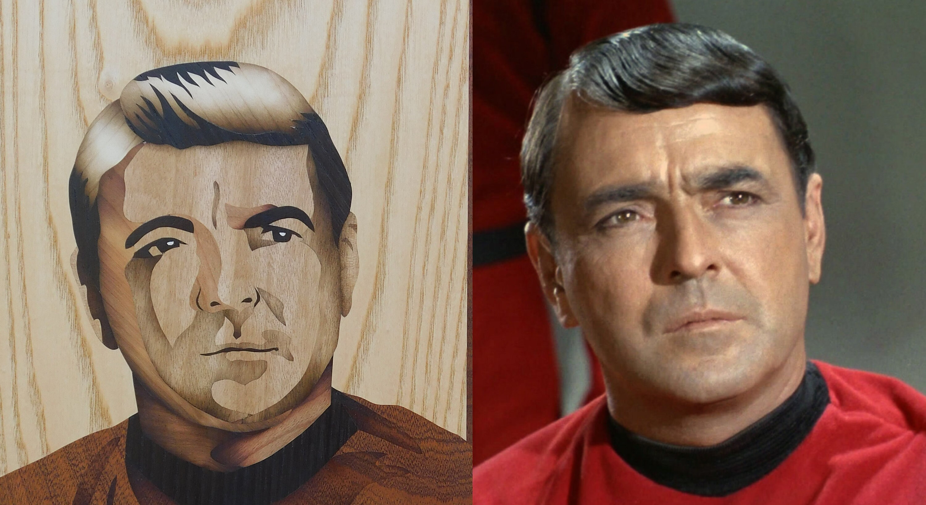 Star Trek Portrait From Photo Wood Art - Etsy