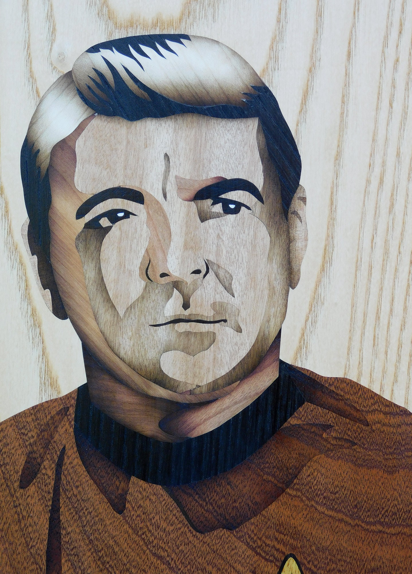 Star Trek Portrait From Photo Wood Art - Etsy