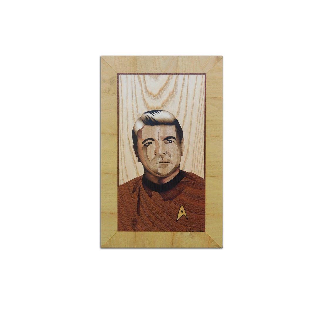 Star Trek Portrait From Photo Wood Art - Etsy