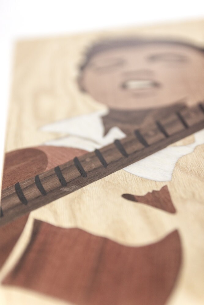 Elvis Presley Wall Art Wood Portrait - Etsy