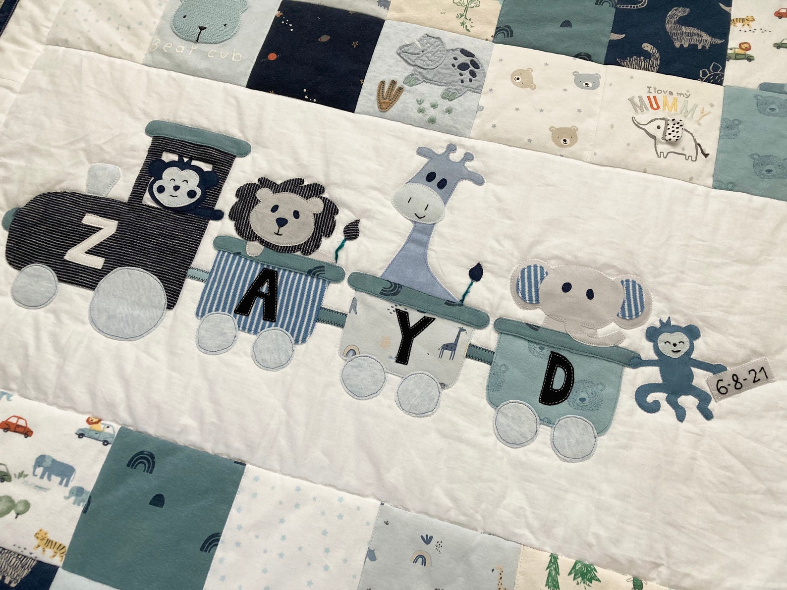Memory Quilt Keepsake Quilt Handmade by Mum&me 120x90cm - Etsy